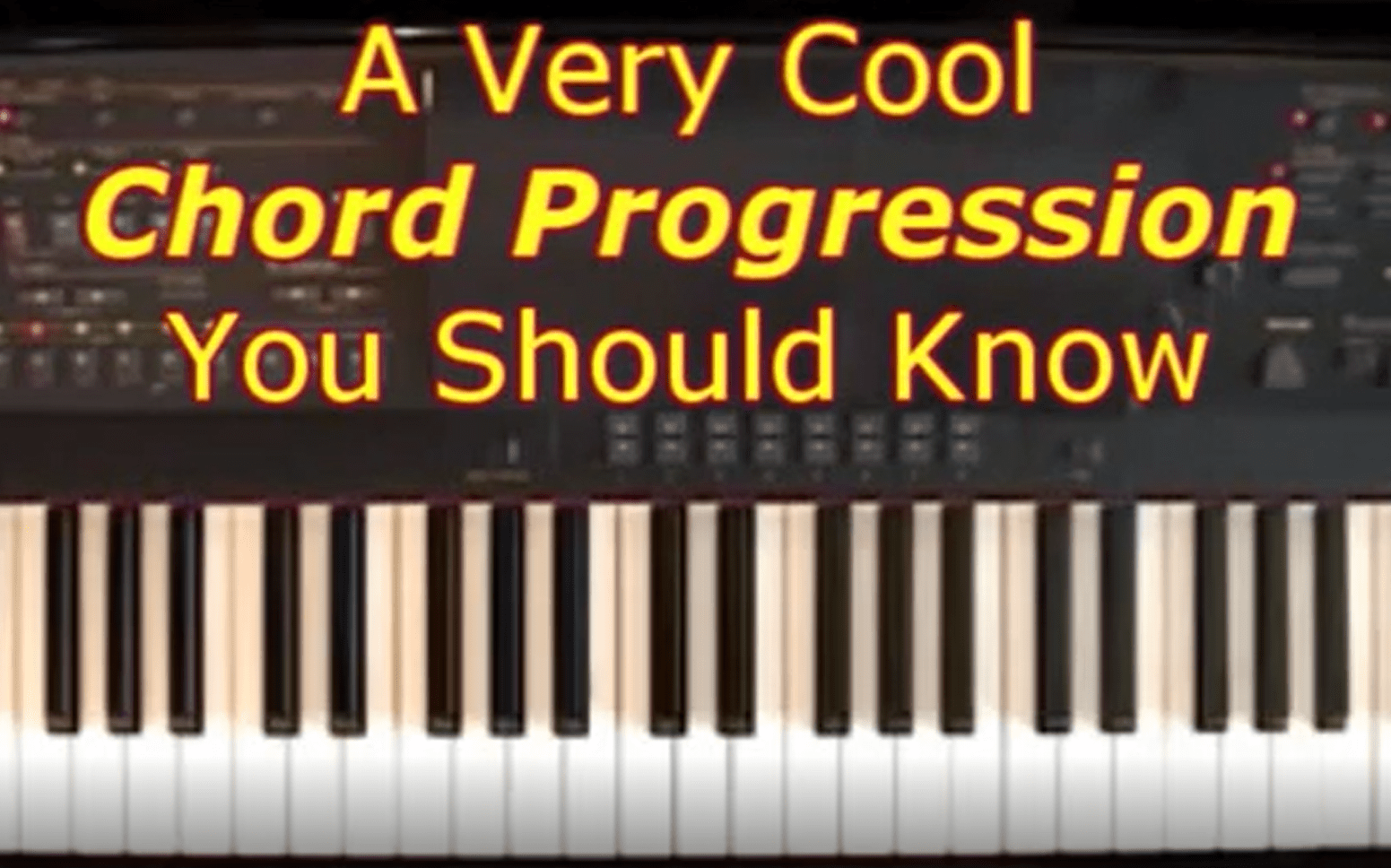 A Very Cool Chord Progression You Can Play Piano Lessons For Adults